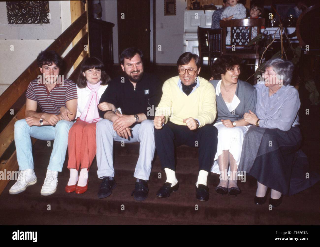 DEU, Germany: The historical slides from the 80-90s, Iserlohn. Family ...