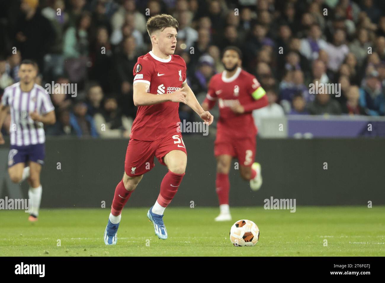 Ben Doak of Liverpool during the UEFA Europa League, Group E football ...