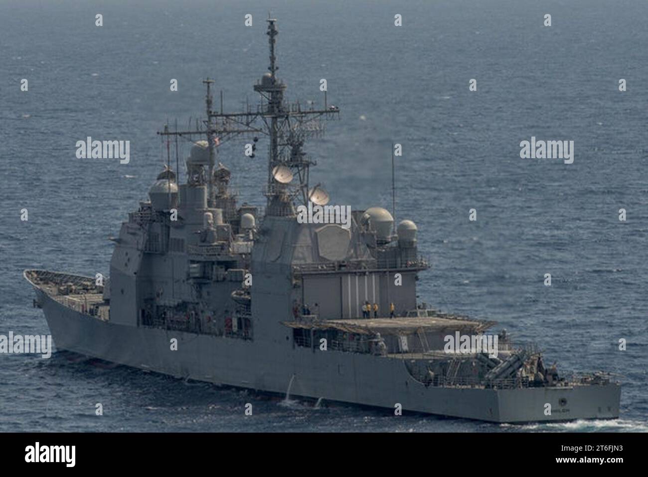 USS Shiloh at sea Stock Photo - Alamy