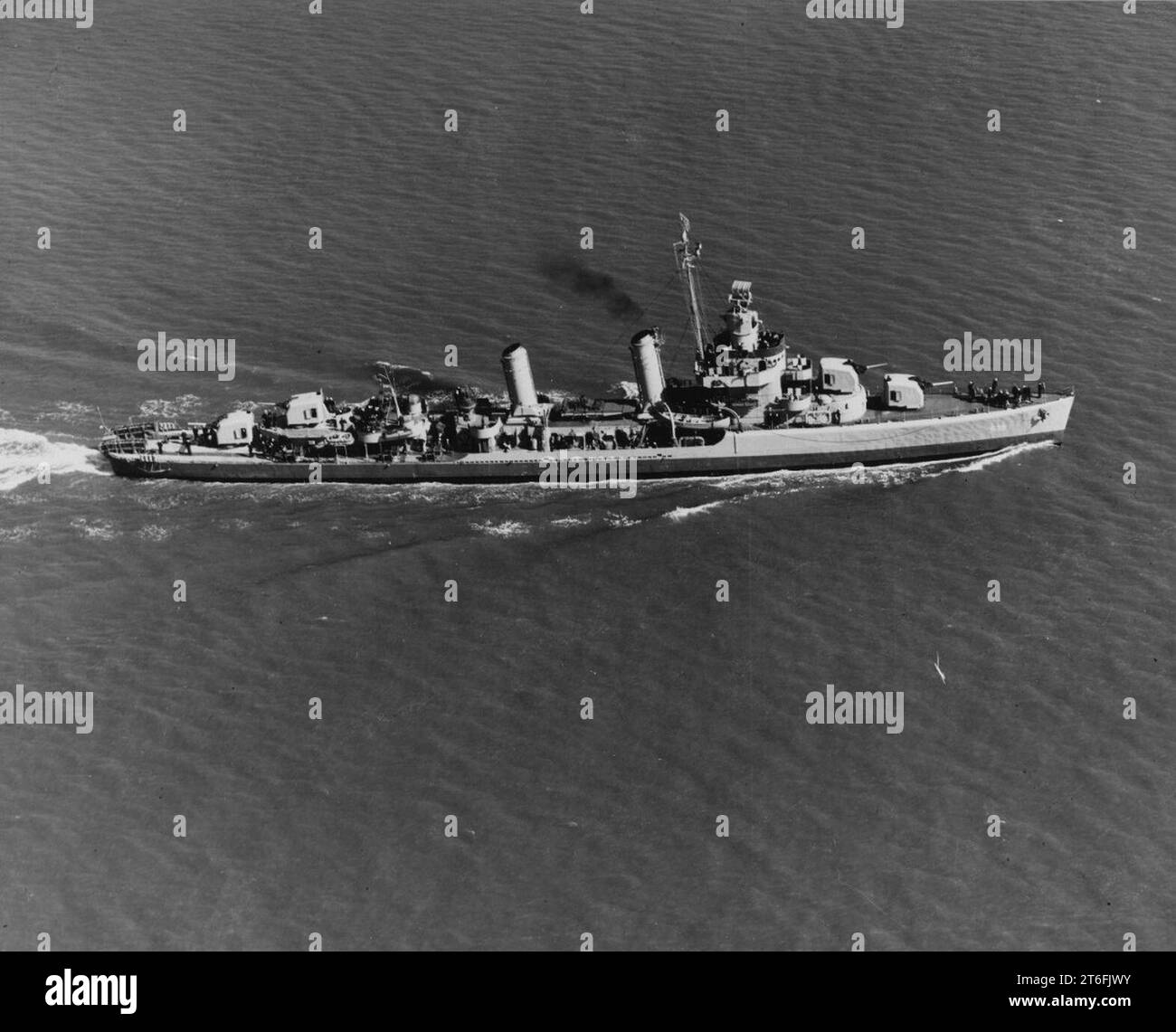USS Shubrick (DD-638) underway in 1943 Stock Photo - Alamy