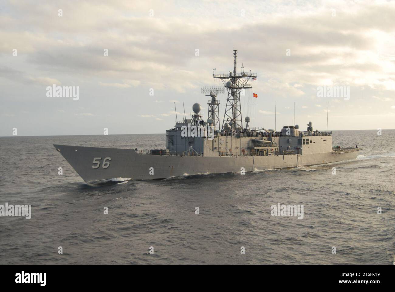 USS Simpson (FFG 56) port side Stock Photo - Alamy