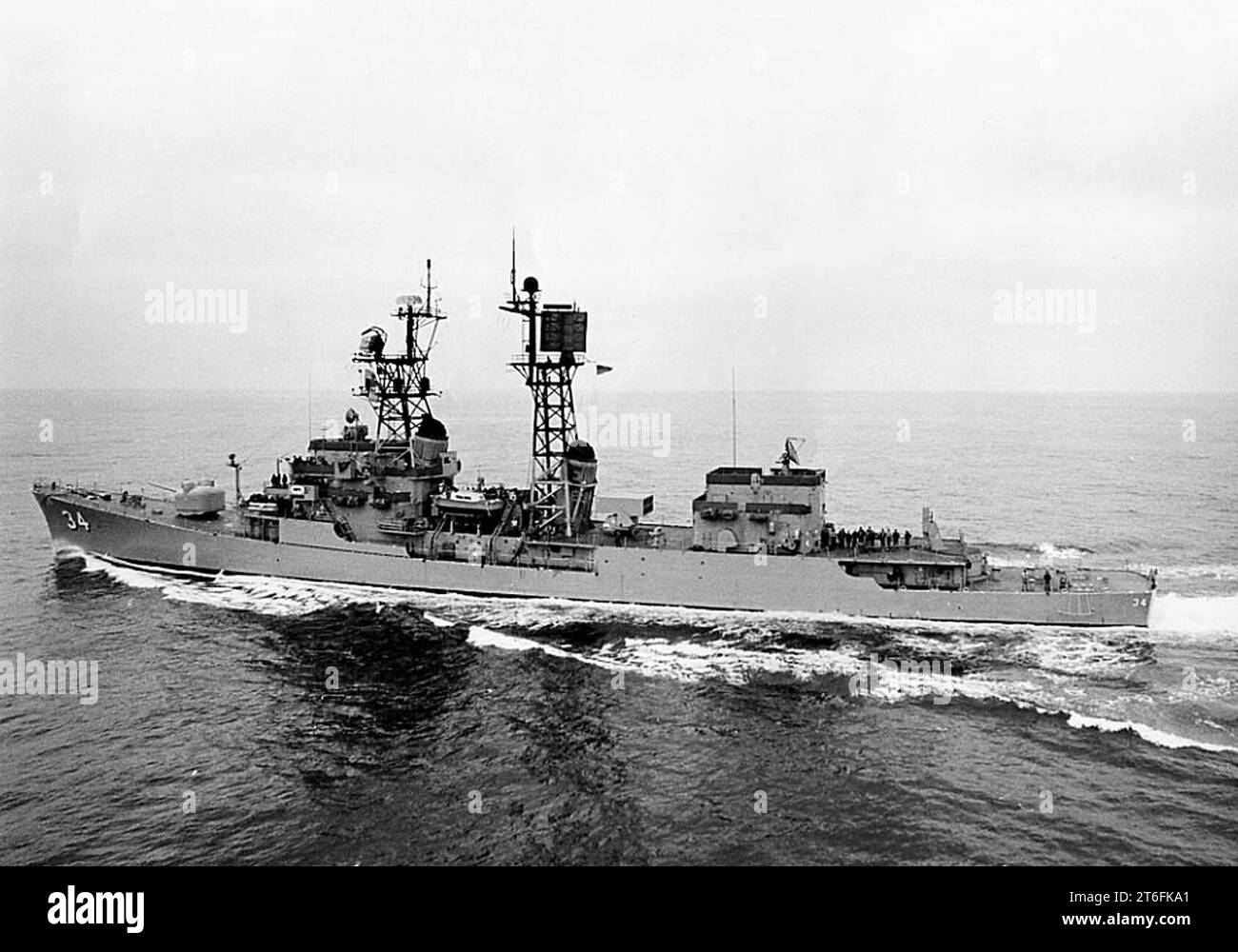 USS Somers (DDG-34) underway in 1971 Stock Photo - Alamy