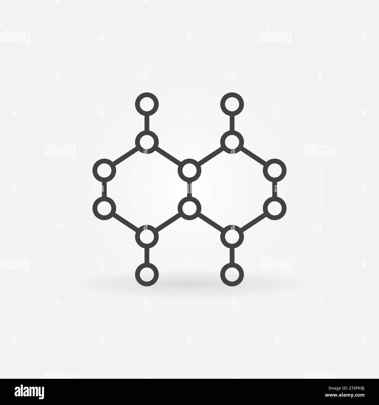 Vector Chemical Compound line icon - Scientific Research concept ...