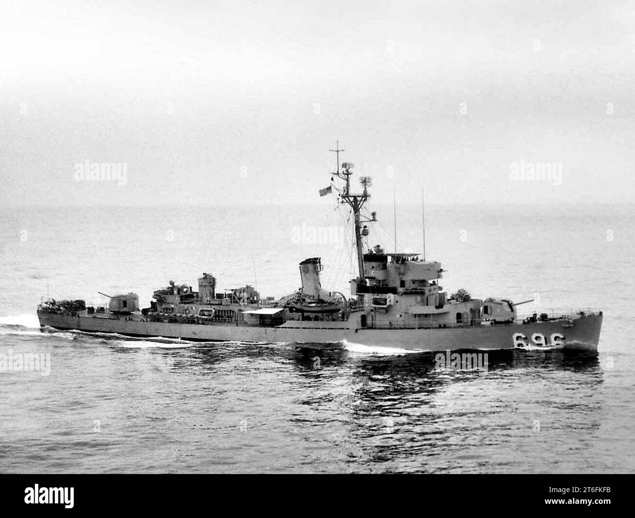 USS Spangler (DE-696) underway, in the later 1950s Stock Photo - Alamy