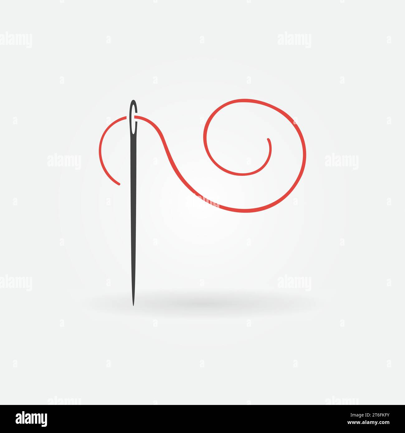 Sewing Needle vector icon. Tailor concept creative symbol Stock Vector ...