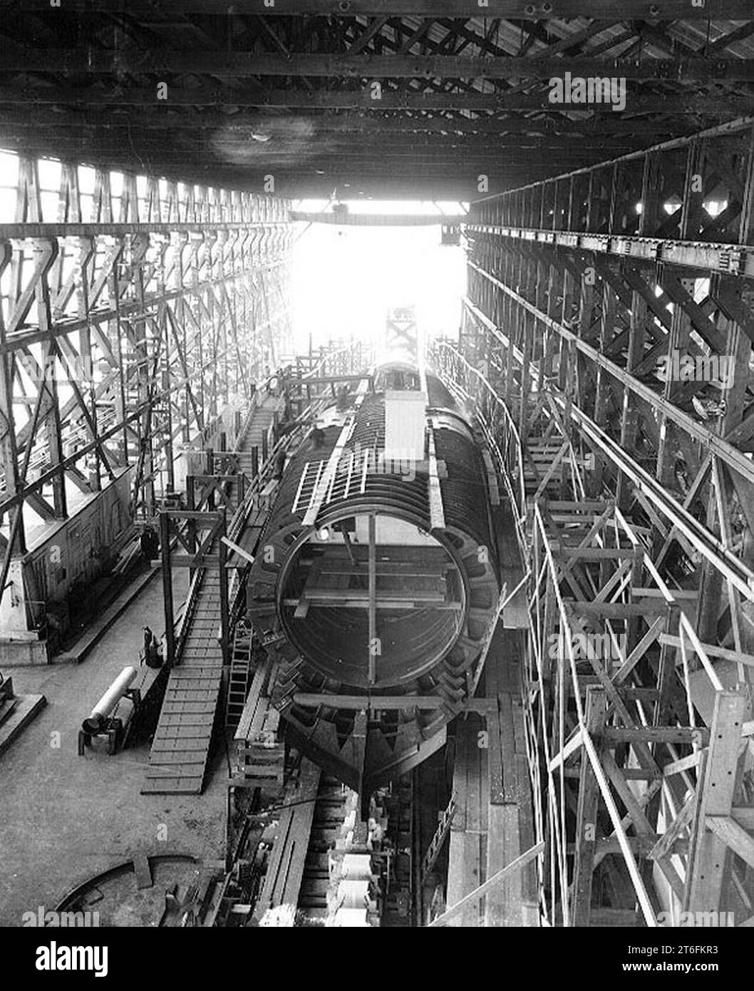 USS Squalus (SS-192) under construction, January 1938 Stock Photo - Alamy