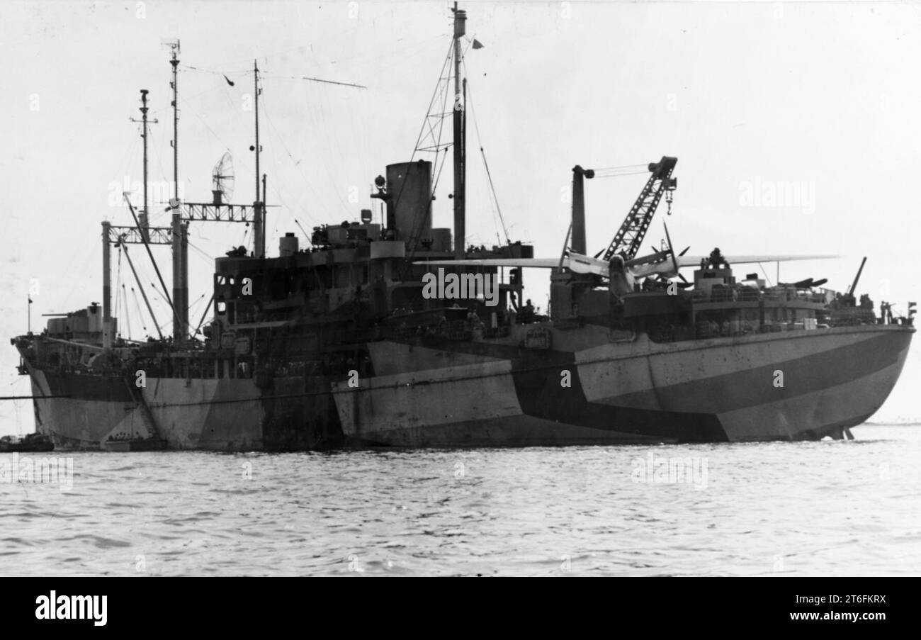USS St. George (AV-16) at Eniwetok on 11 November 1944 Stock Photo - Alamy