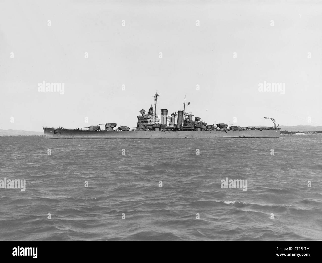 USS St. Louis (CL-49) off Mare Island on 6 March 1942 Stock Photo - Alamy