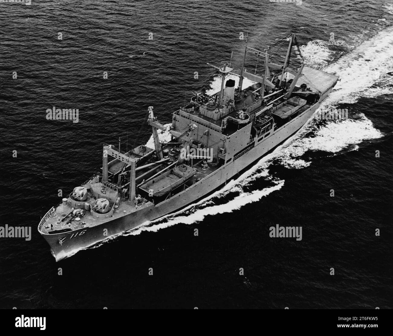 USS St. Louis (LKA-116) underway at sea on 1 October 1969 (USN 1141489 ...