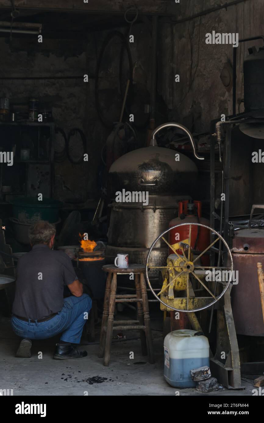 Traditional craftsman in workshop in Larnaca, Cyprus Stock Photo - Alamy