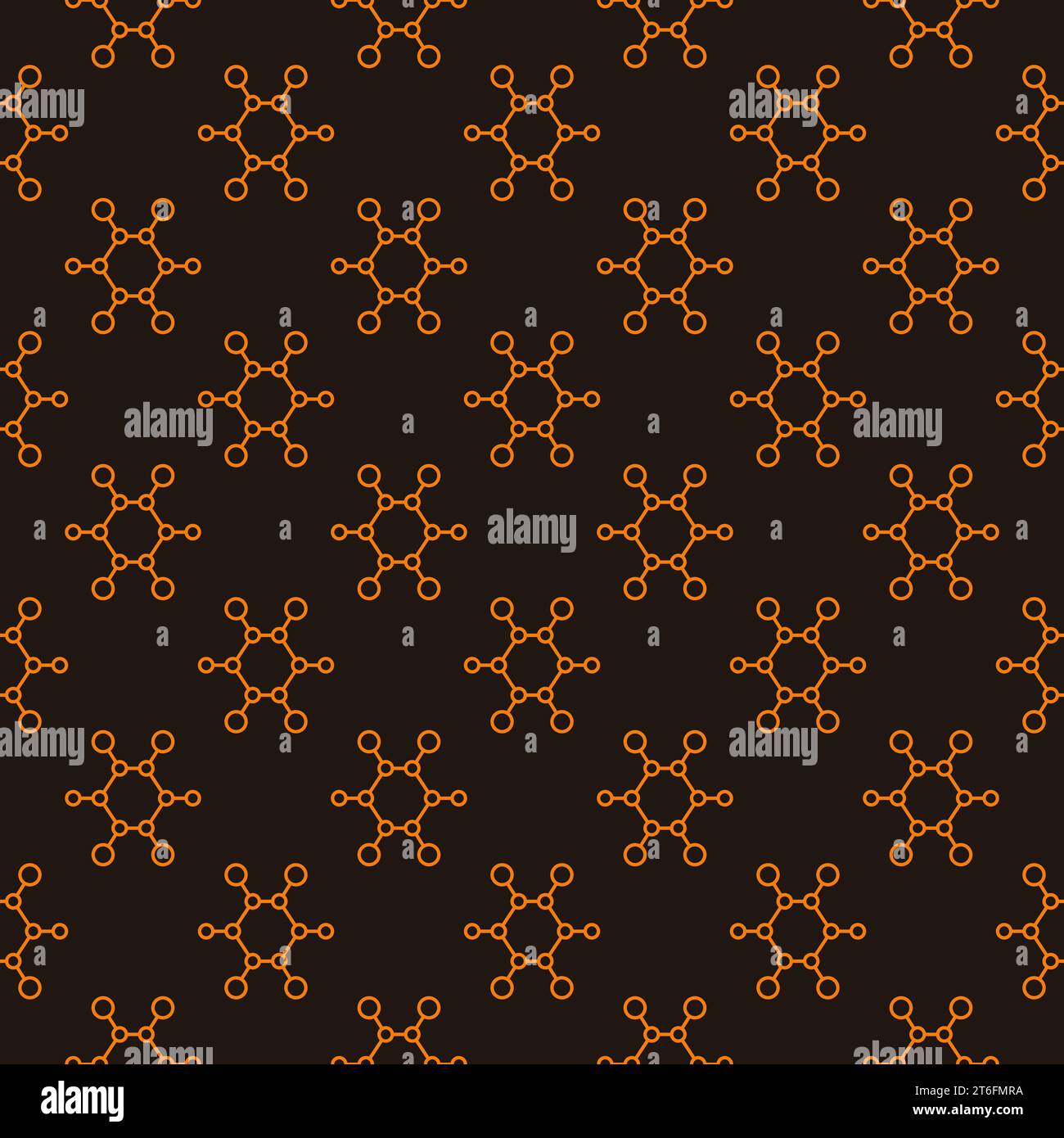 Chemical Molecules vector Chemistry concept Seamless Pattern in outline ...