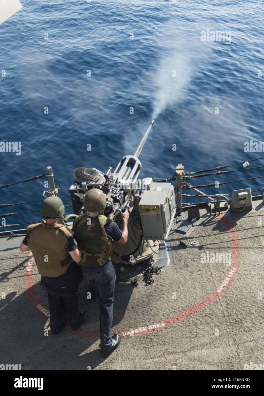 USS STOUT (DDG 55) LIVE-FIRE EXERCISE DEPLOYMENT 2016 160811 Stock ...