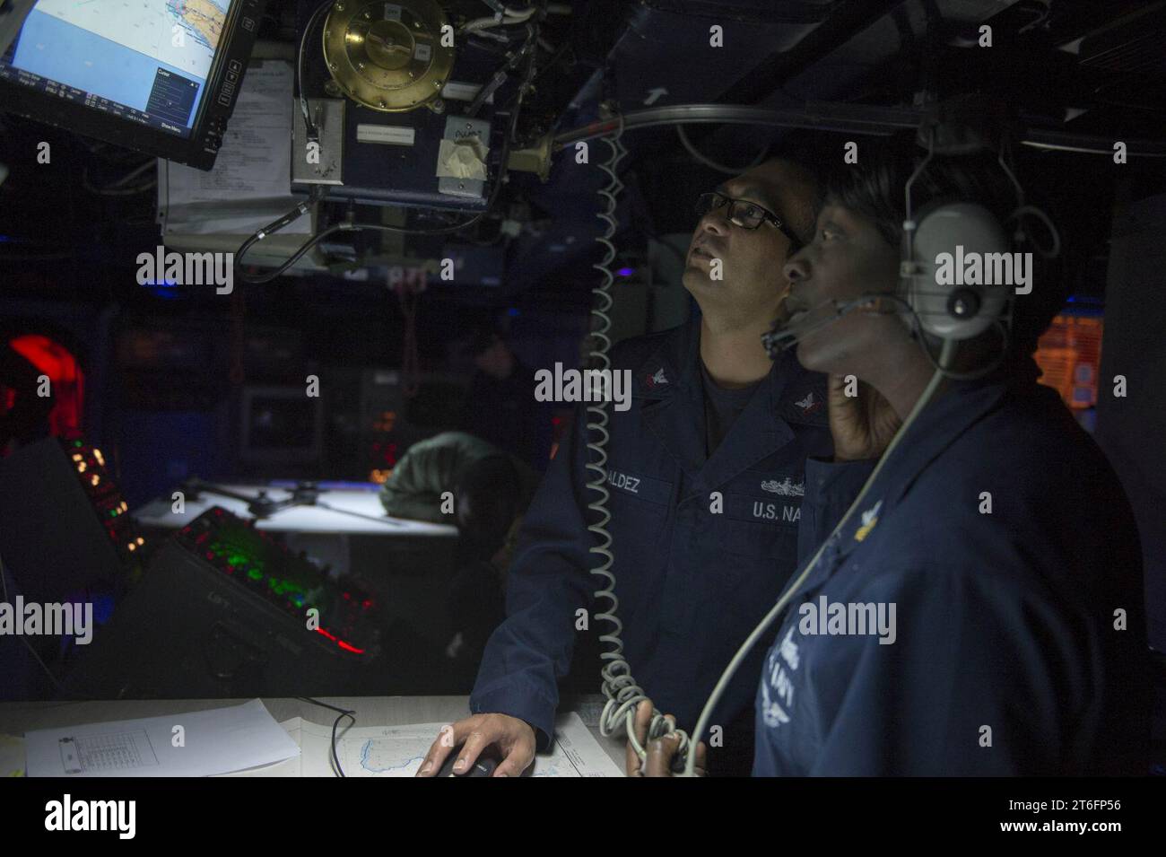 Ship bridge monitor hi-res stock photography and images - Alamy