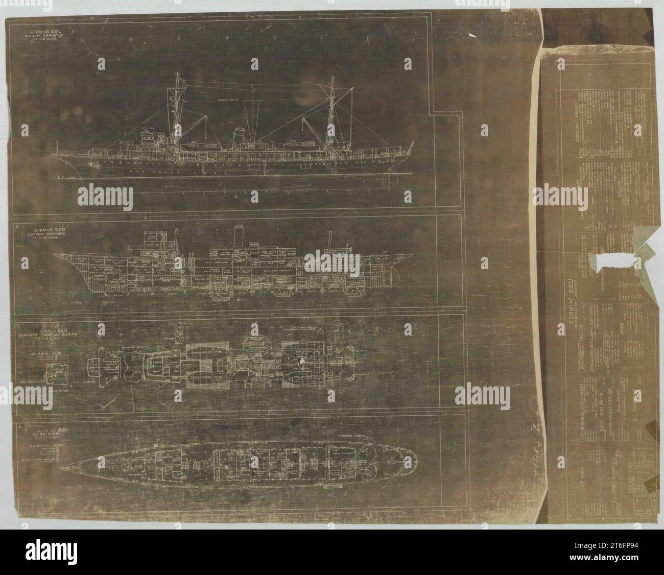 USS Sumner (AGS-5 - AG-32)- Booklet of General Plans - General ...
