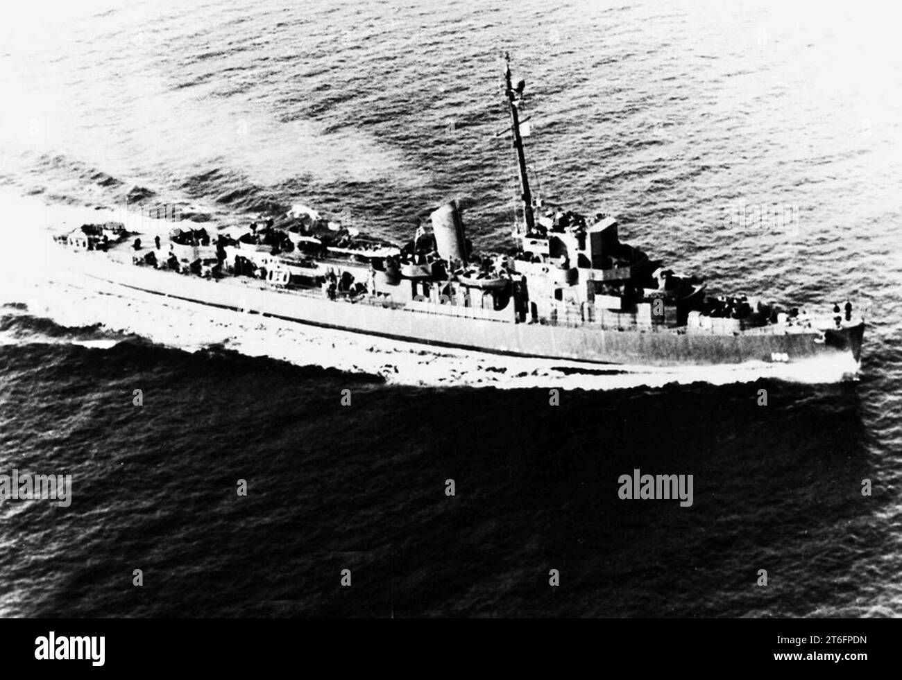 USS Swearer (DE-186) underway at sea, circa in 1944 Stock Photo - Alamy