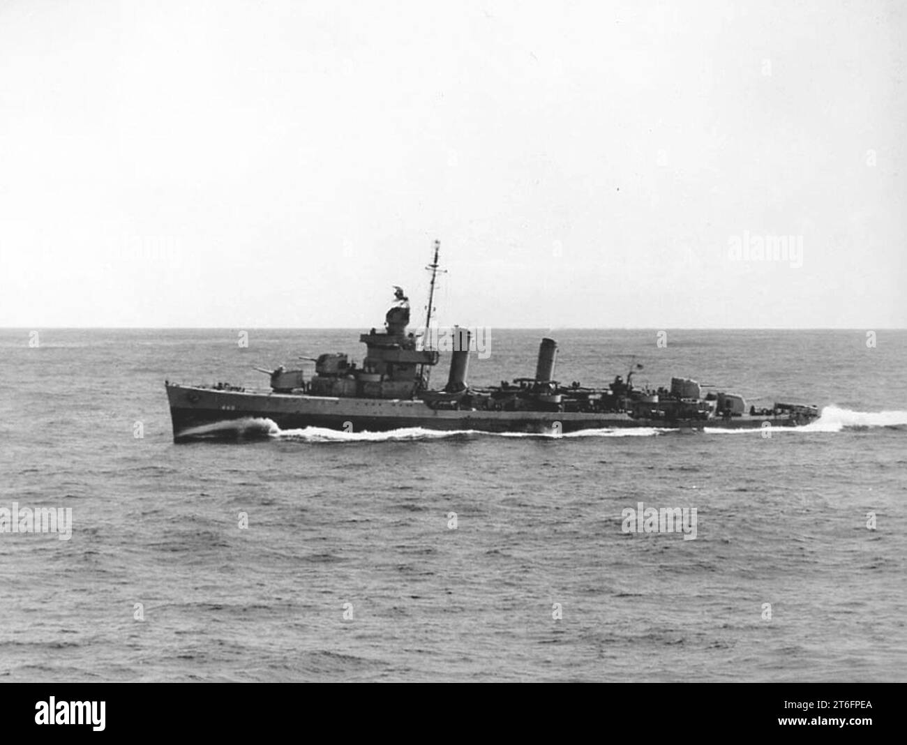 USS Swanson (DD-443) underway in November 1942 Stock Photo - Alamy