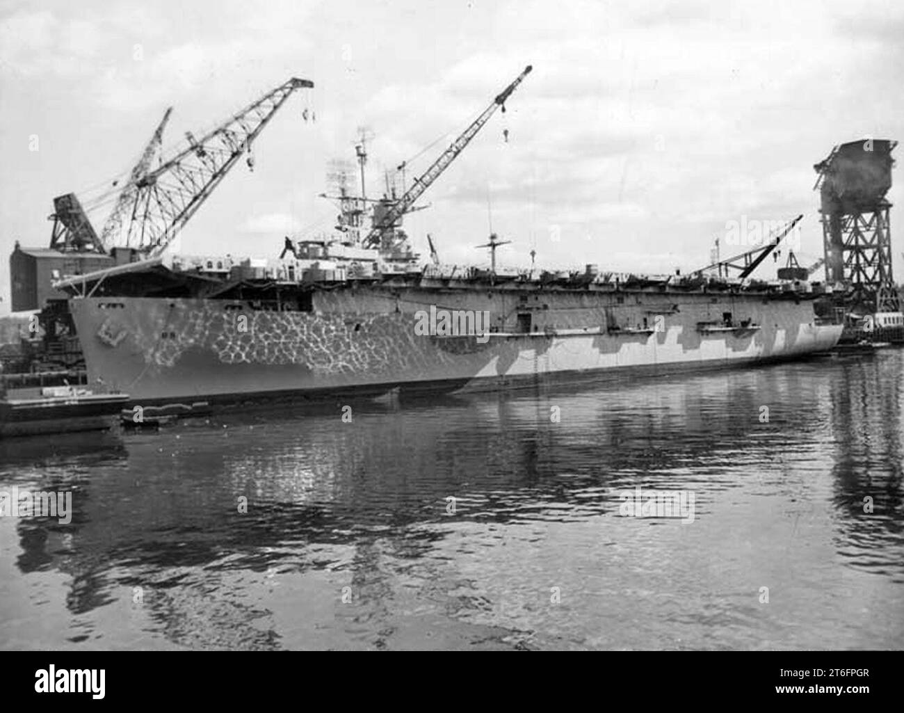 USS Takanis Bay (CVE-89) during inactivation at the Puget Sound Naval ...