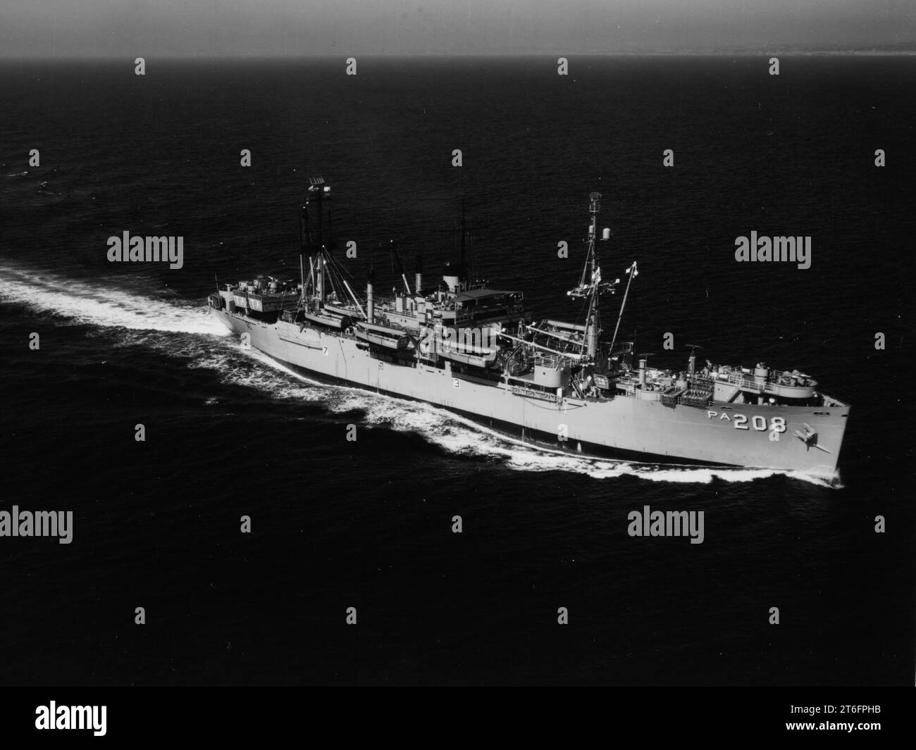 USS Talladega (APA-208) underway off San Diego, California (USA), 8 ...