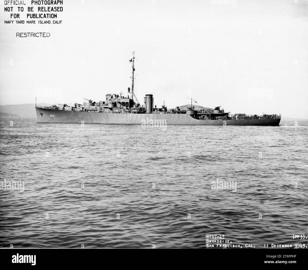 USS Tacoma (PF-3) 120800303 Stock Photo - Alamy