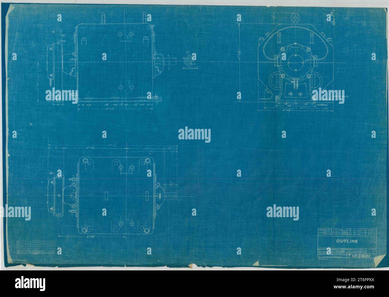 USS Tennessee (ACR-10)- Armored Motor Outline Stock Photo - Alamy