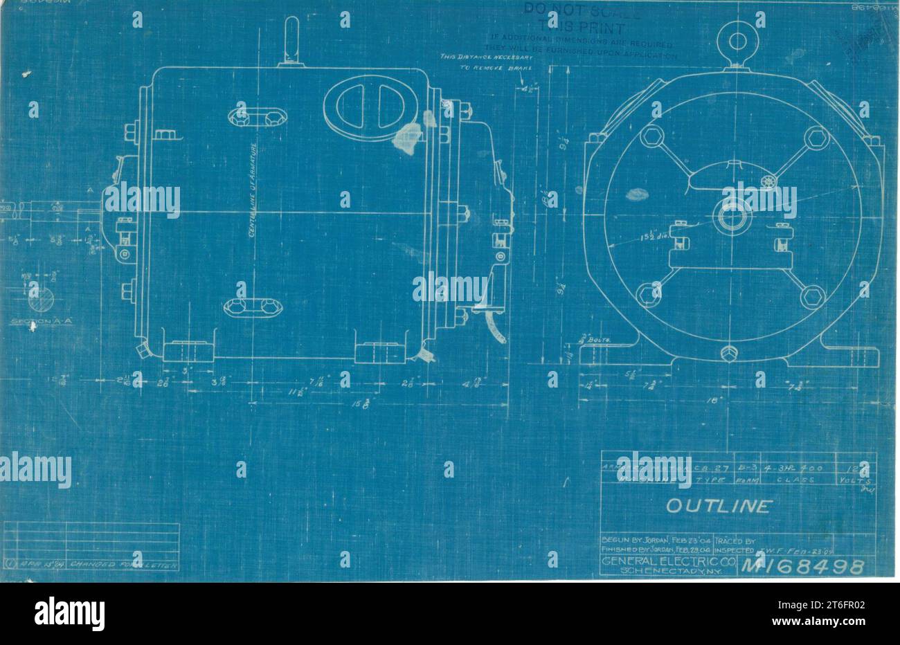 USS Tennessee (ACR-10)- Armored Motor Outline Stock Photo - Alamy