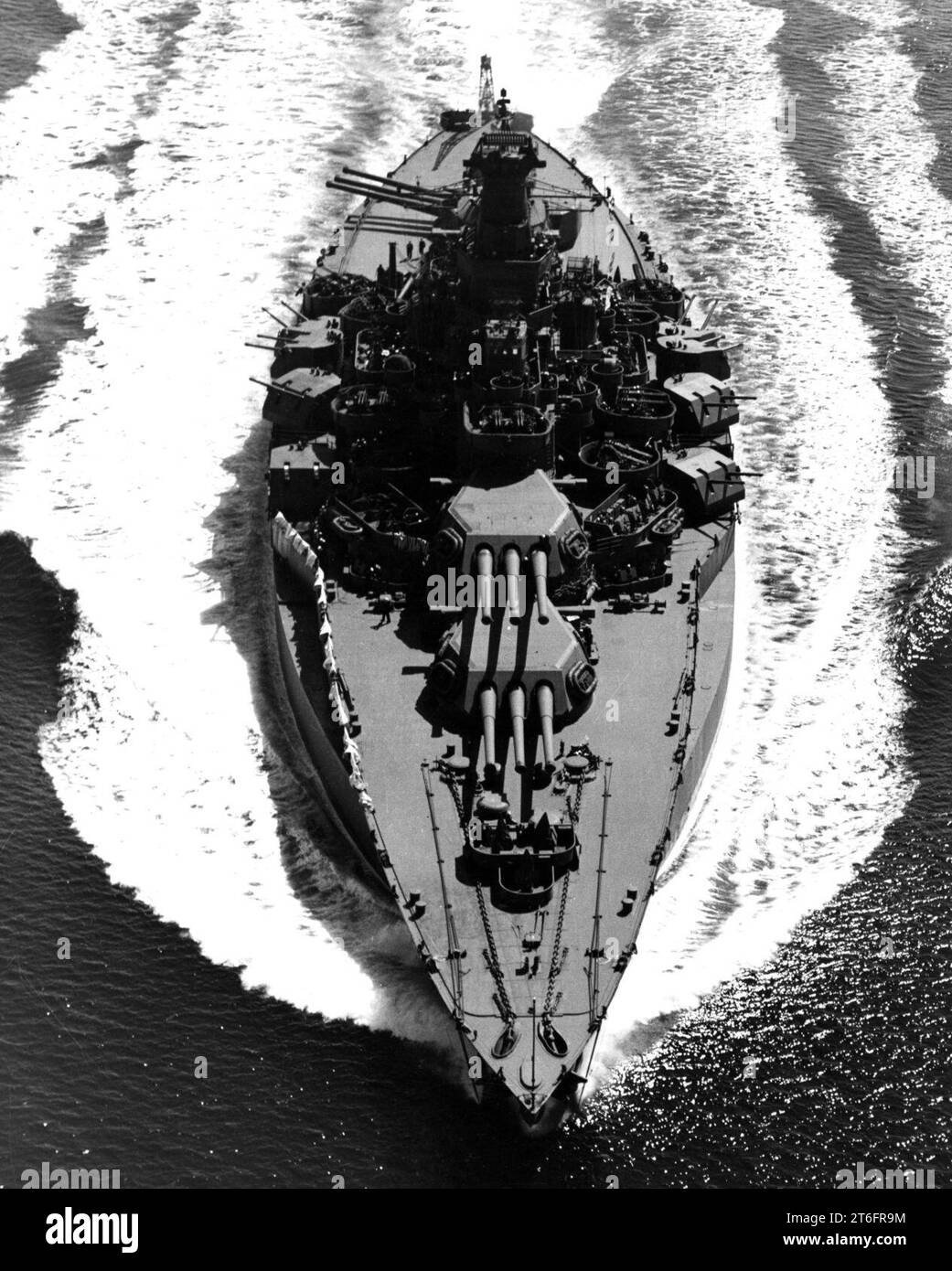 USS Tennessee BB43 Stock Photo - Alamy