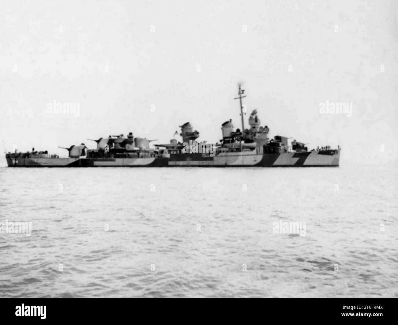 USS Thatcher (DD-514) off the Mare Island Naval Shipyard, California ...