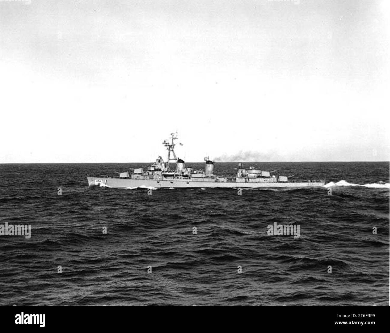 USS The Sullivans (DD-537) underway off Newport, Rhode Island (USA), on ...