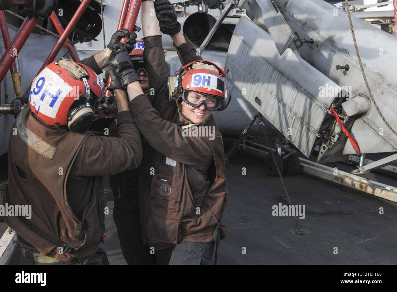 USS Theodore Roosevelt (CVN 71) operations 151010 Stock Photo - Alamy