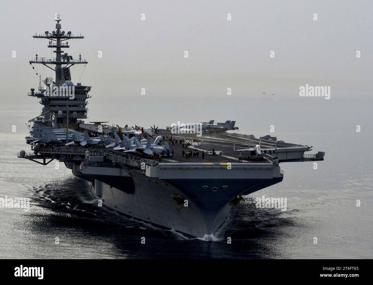 USS Theodore Roosevelt (CVN 71) sails in the US 5th Fleet area of ...