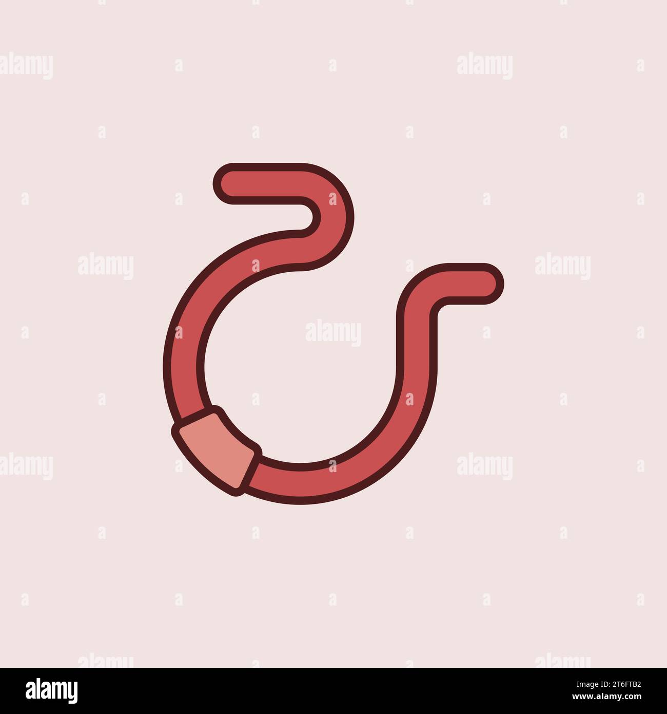 Fishworm vector vectors hi-res stock photography and images - Alamy