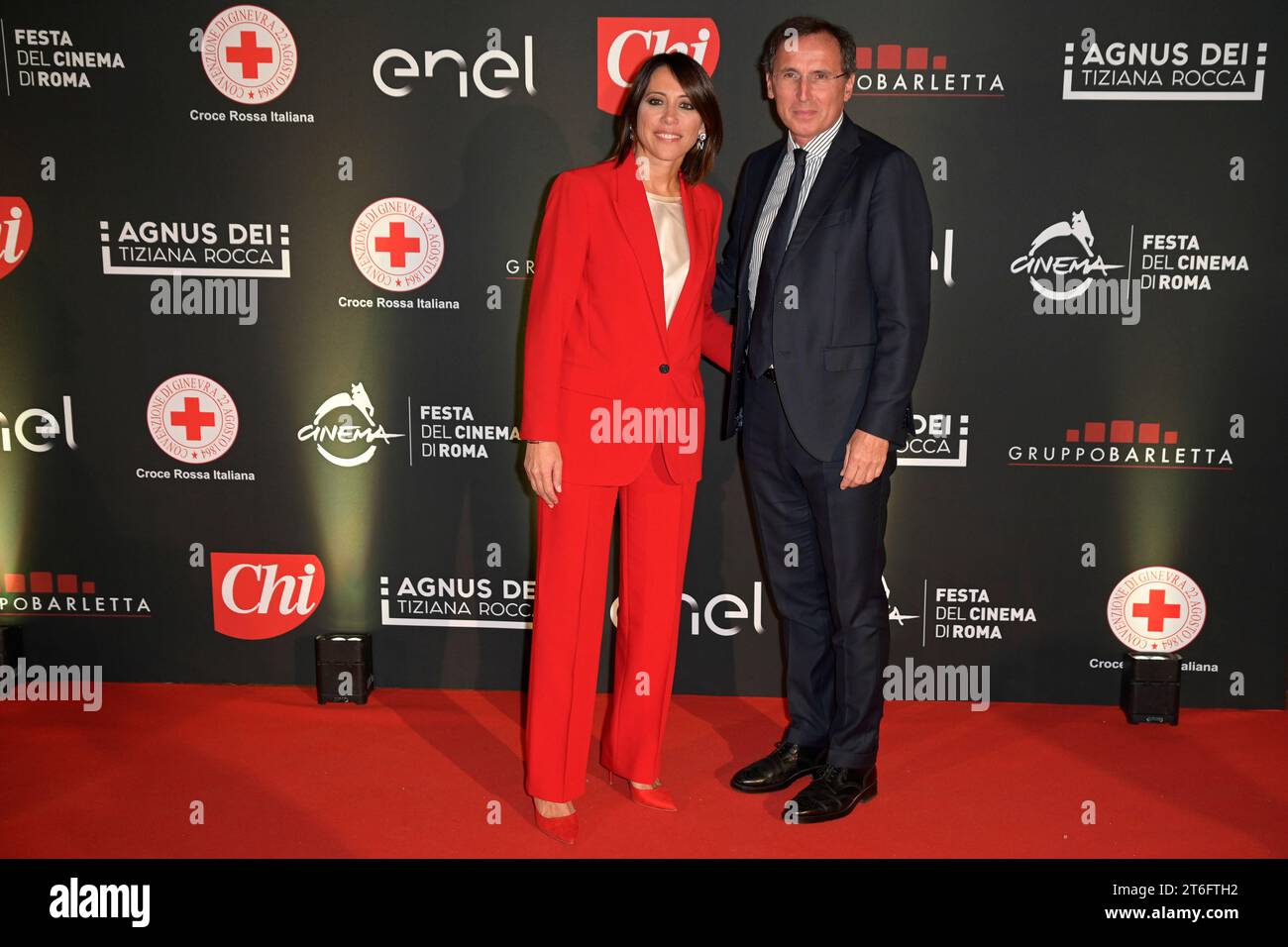 Rome, Italy. 09th Nov, 2023. Nunzia De Girolamo (l) and Francesco ...