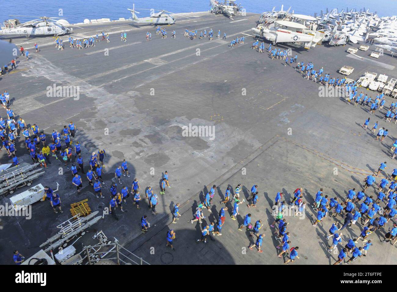 USS Theodore Roosevelt action 150830 Stock Photo - Alamy