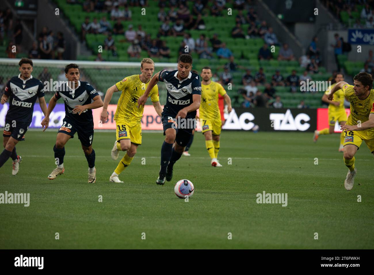 Melbourne, Australia. 10 November, 2023. Melbourne Victory Zinedine ...