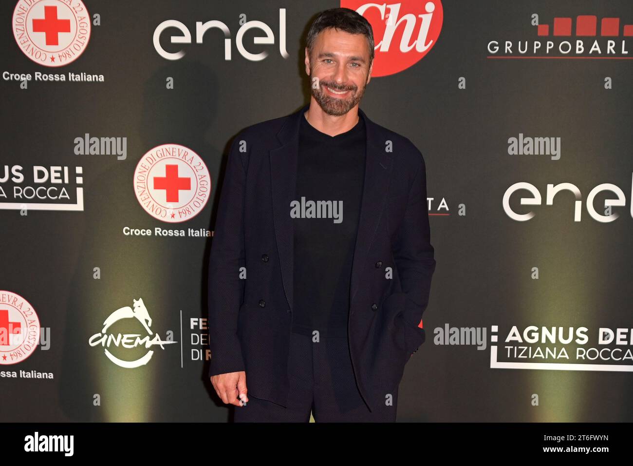 Rome, Italy. 09th Nov, 2023. Raoul Bova attends the Charity Event Croce ...