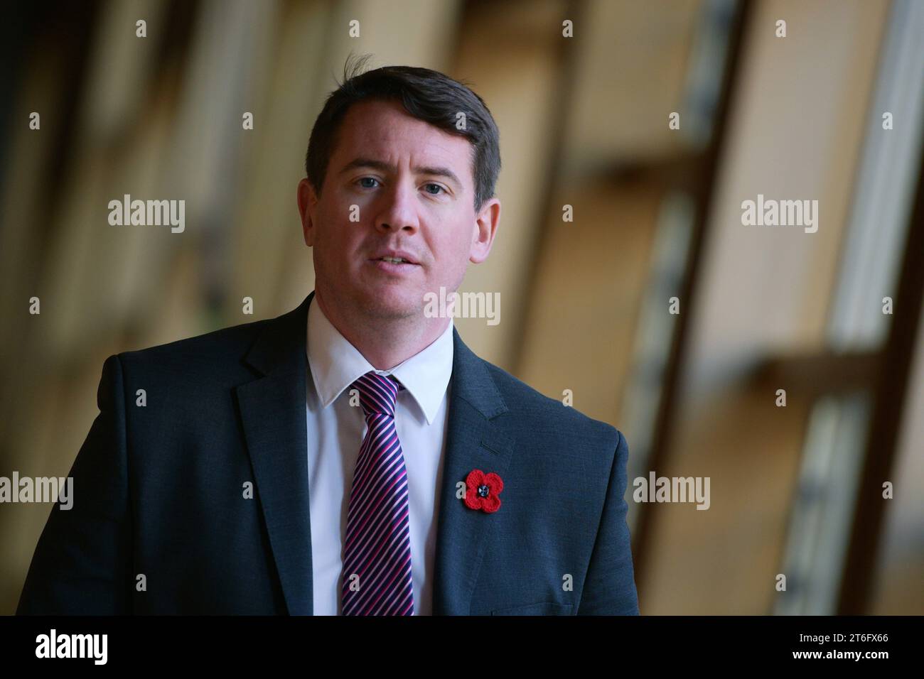 Edinburgh Scotland, UK 09 November 2023. Mark Griffin MSP at the ...