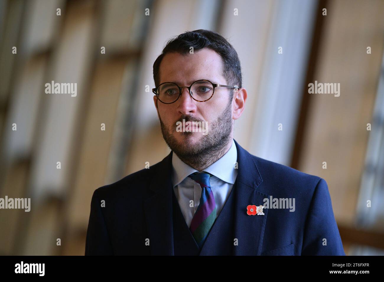 Edinburgh Scotland, UK 09 November 2023Paul Sweeney MSP at the Scottish ...