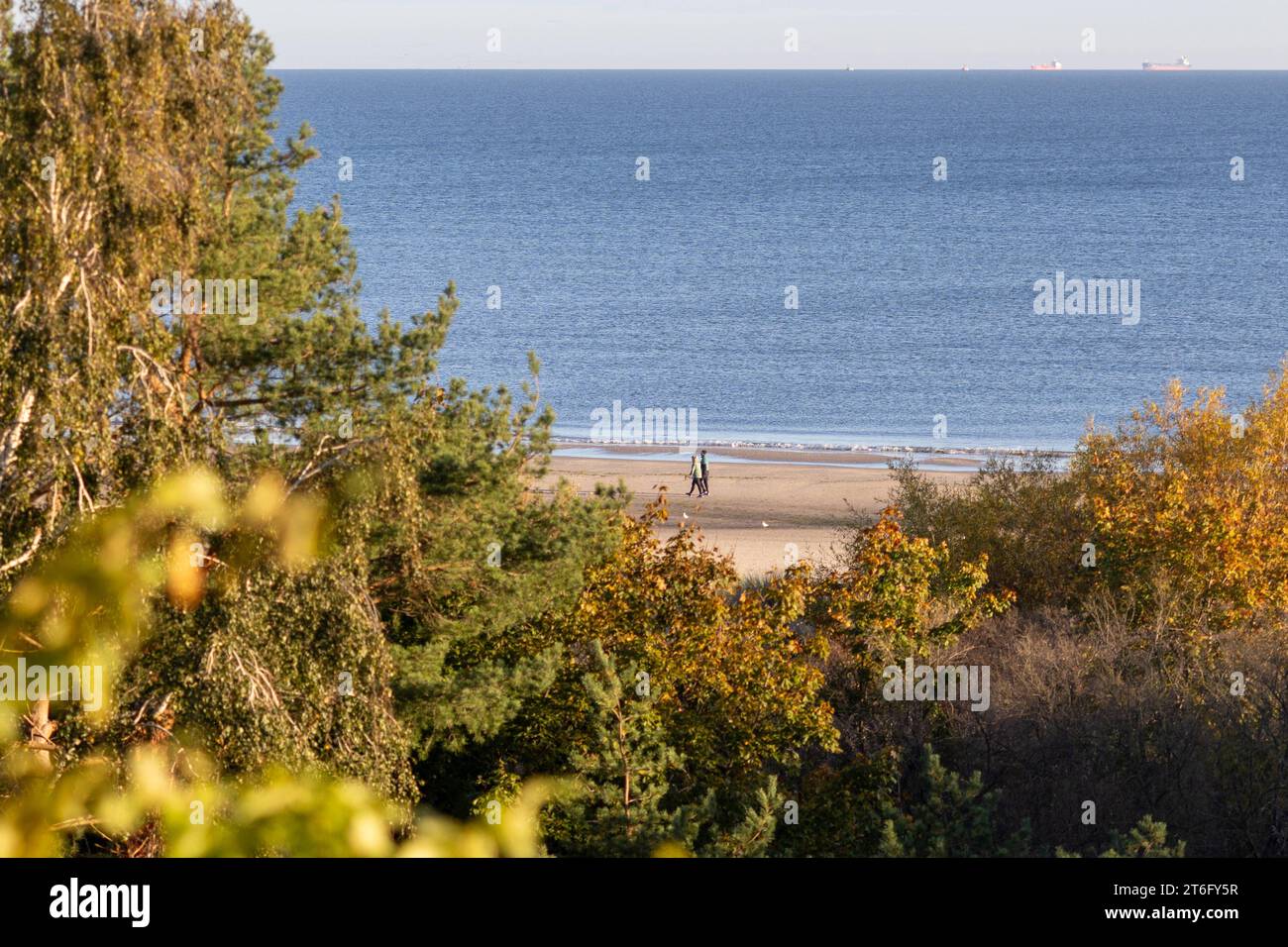 Herbst an der Ostsee 2023 Ahlbeck, Deutschland - 23. Oktober 2023 ...