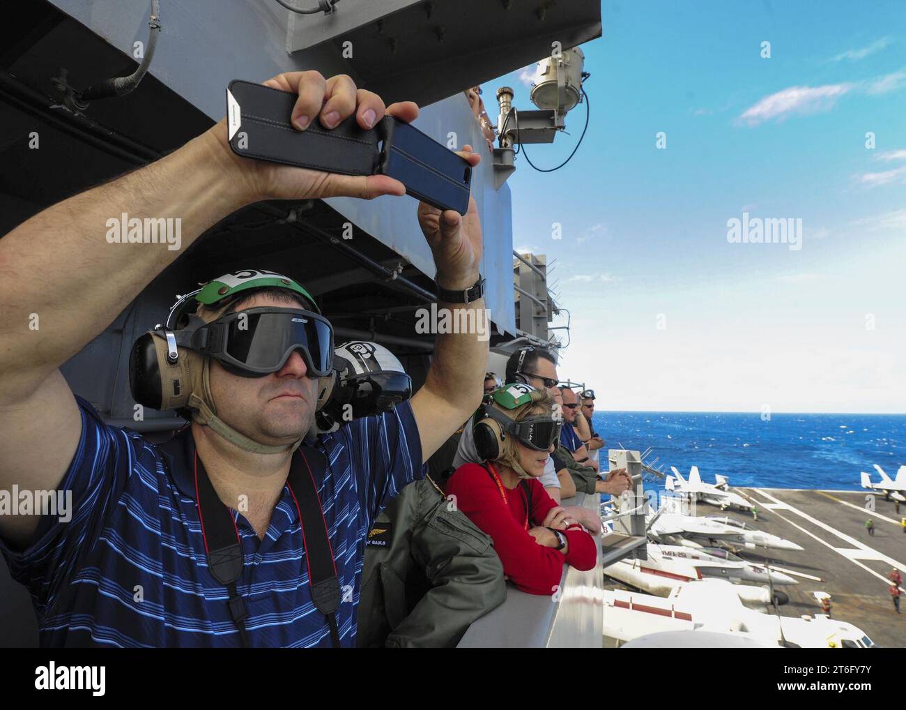 USS Theodore Roosevelt operations 151118 Stock Photo - Alamy
