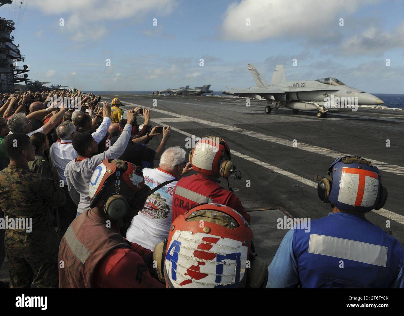 USS Theodore Roosevelt operations 151118 Stock Photo - Alamy