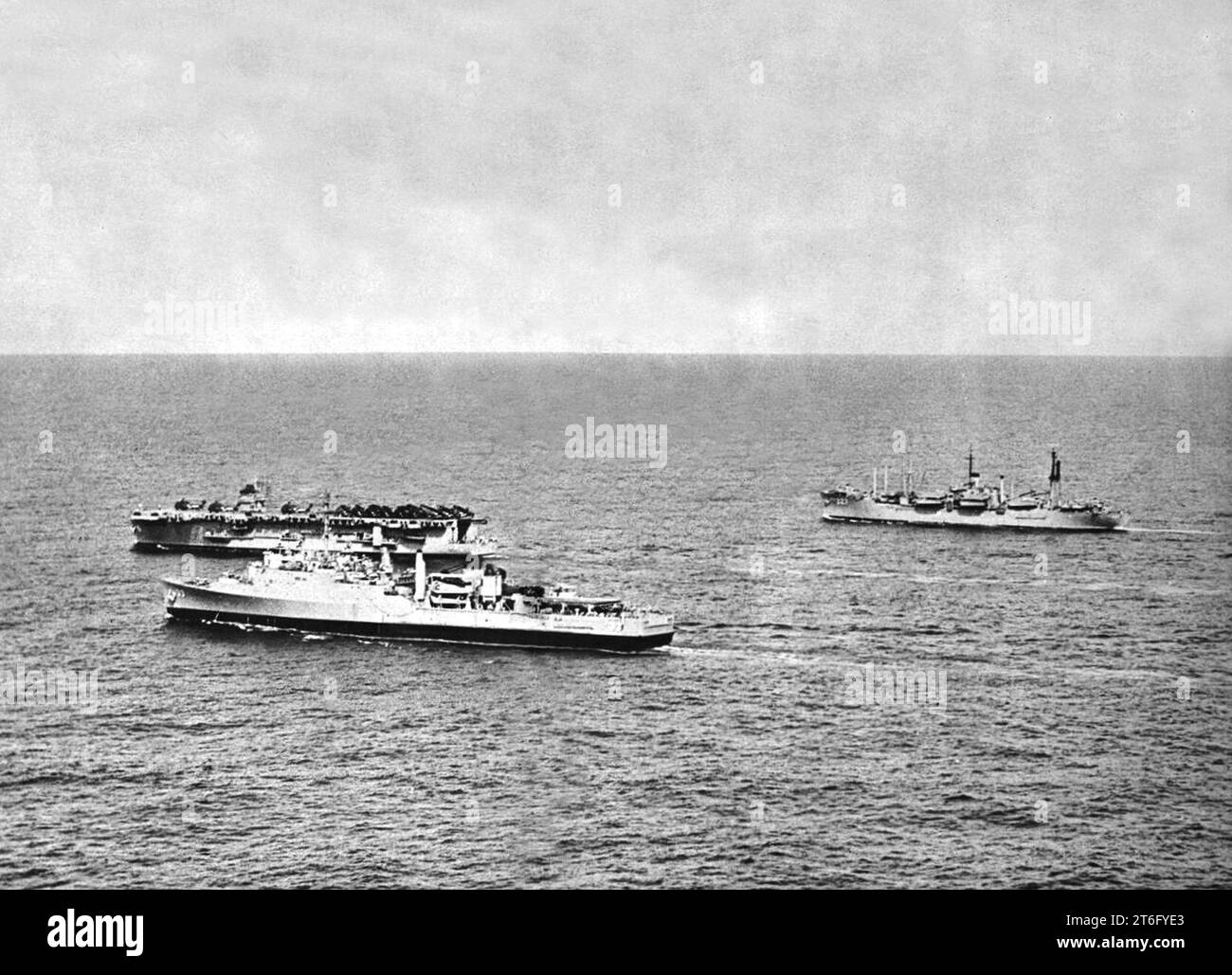 USS Thetis Bay (LPH-6), USS Alamo (LSD-33) and USS Paul Revere (APA-248 ...
