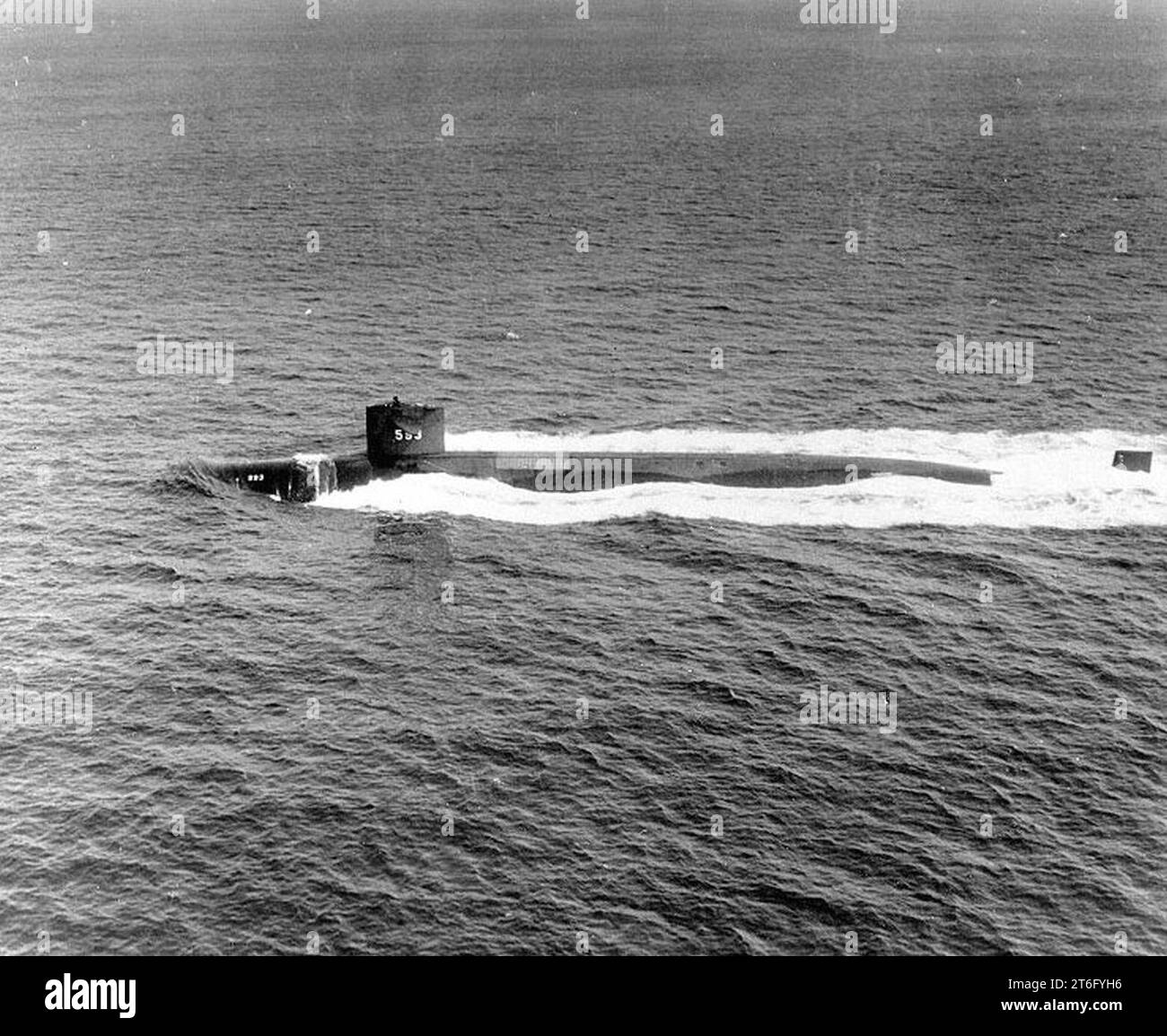 USS Thresher (SSN-593) surface Stock Photo - Alamy
