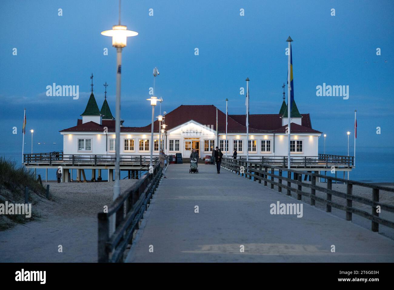 Herbst an der Ostsee 2023 Ahlbeck, Deutschland - 23. Oktober 2023: Die ...