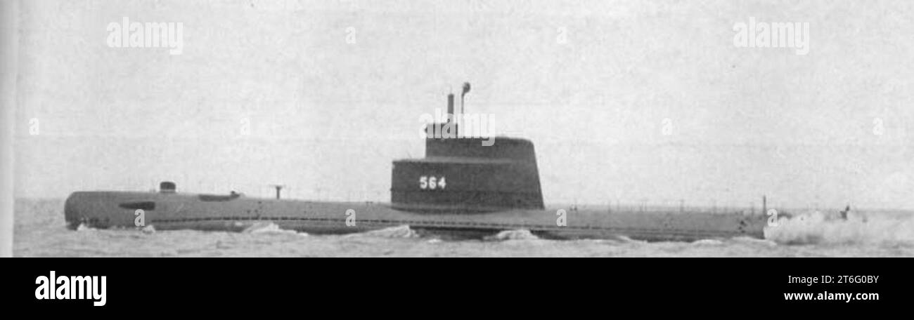 USS Trigger (SS-564), side view Stock Photo - Alamy