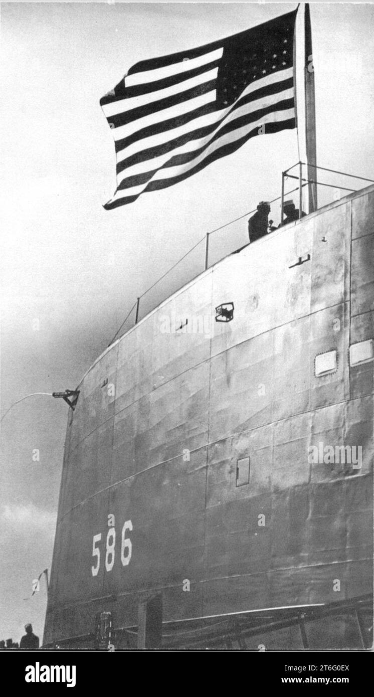 USS Triton Saildetails Stock Photo - Alamy