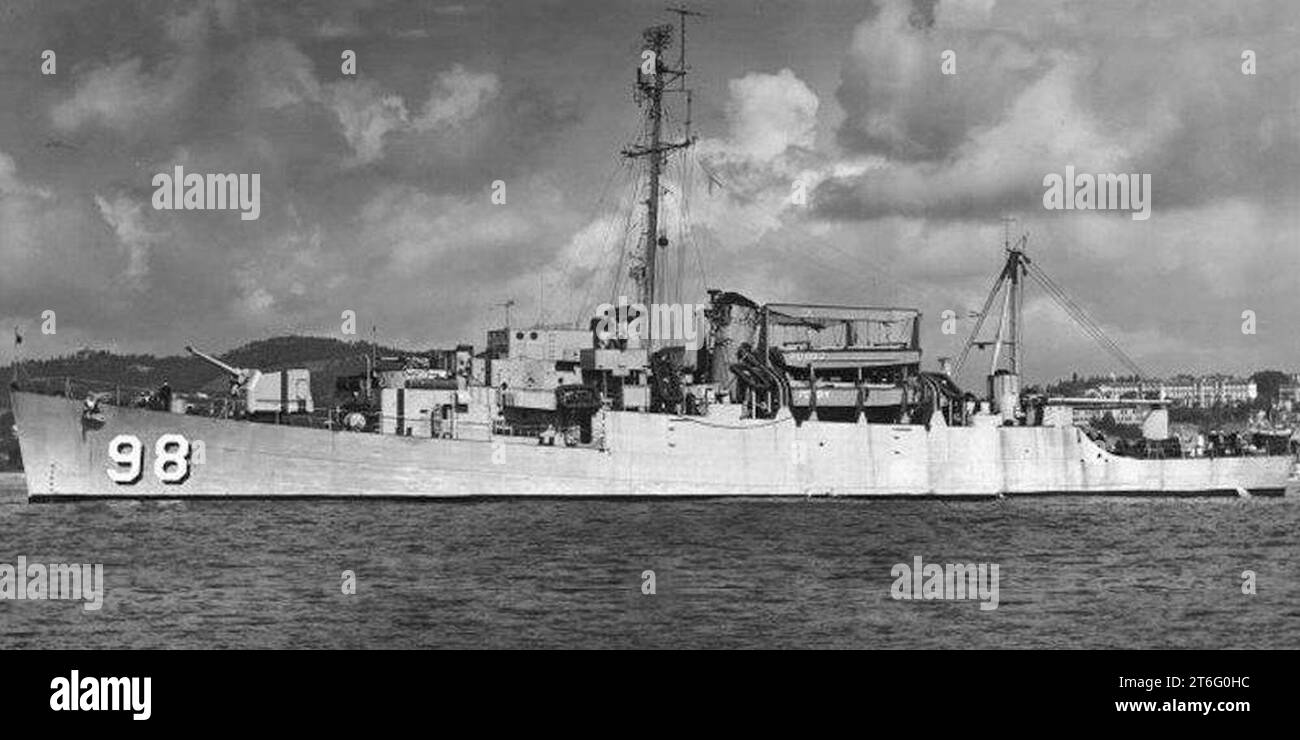 USS Truxtun (APD-98), circa in 1946 Stock Photo - Alamy