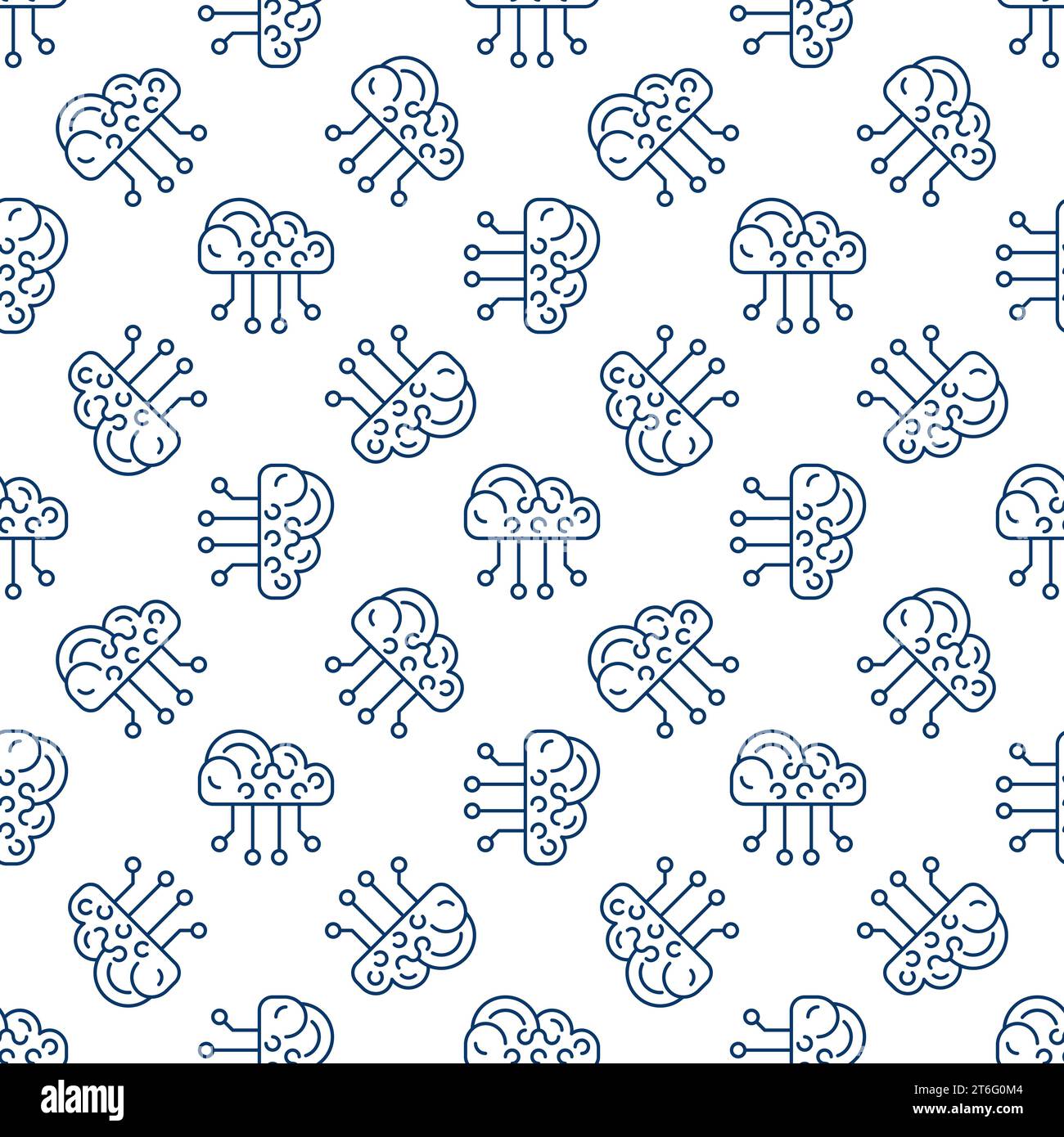 Neural engineering linear icon hi-res stock photography and images - Alamy