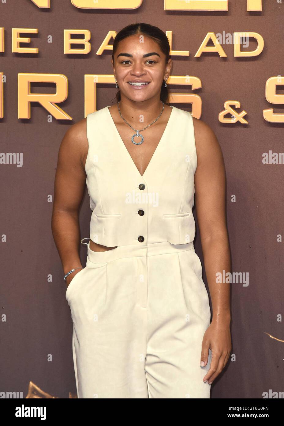 Jess Carter attends The Hunger Games: The Ballad of Songbirds & Snakes ...