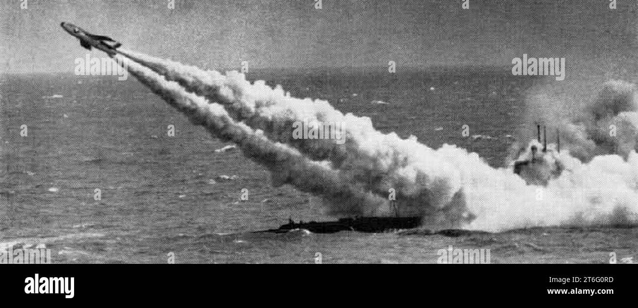 USS Tunny SSG-282 Regulus1 launch NAN9-58 Stock Photo - Alamy