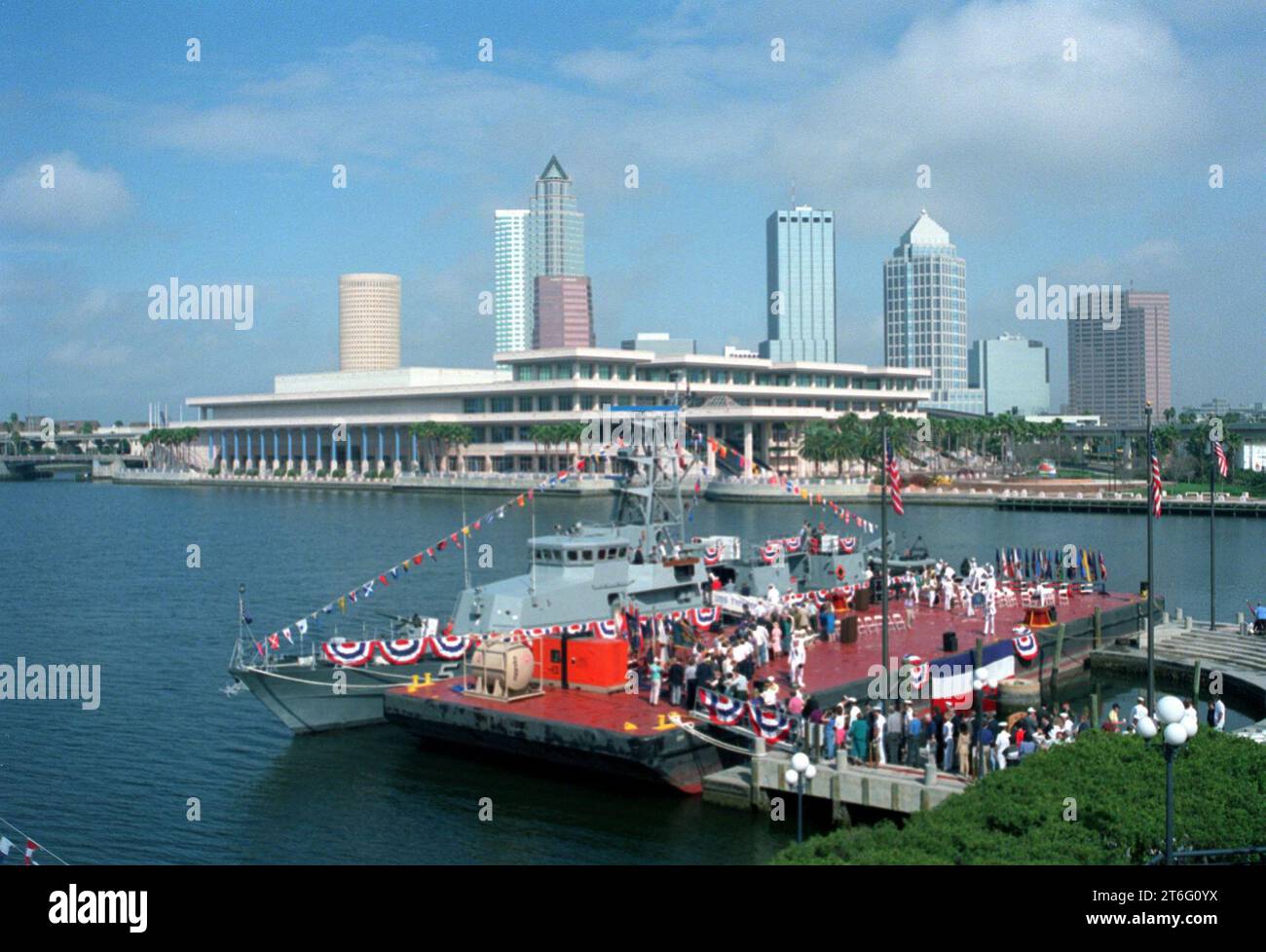 USS Typhoon (PC-5) commissioning in Tampa Bay Stock Photo - Alamy